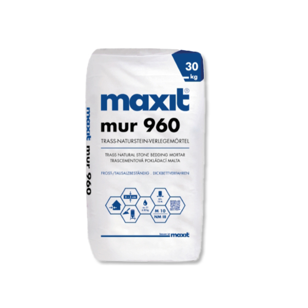 FP 960maxit mur 960Trass-Naturstein-Verlegemörtel - Fliesen-Plus